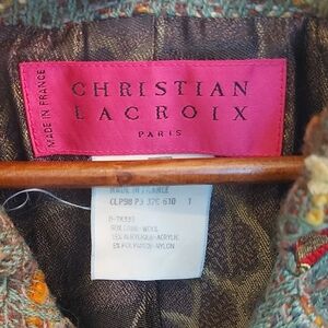 Christian Lacroix | Jackets & Coats | Vintage Christian Lacroix Olive ...